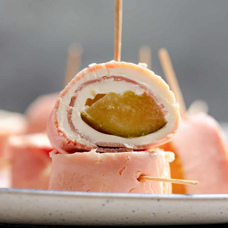 Ham and Pickle Roll Ups