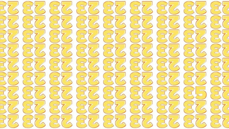 Optical illusion: Only those with sharp vision can spot the odd 5 ...
