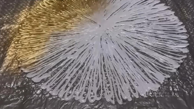 The Slim Decorative Vase You Can Make Using Dollar Tree Trays And Hot Glue