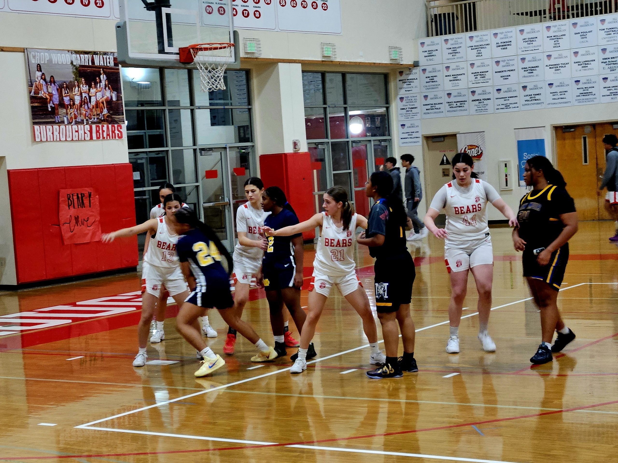 Burroughs Girls Hoops Triumphs Over Muir