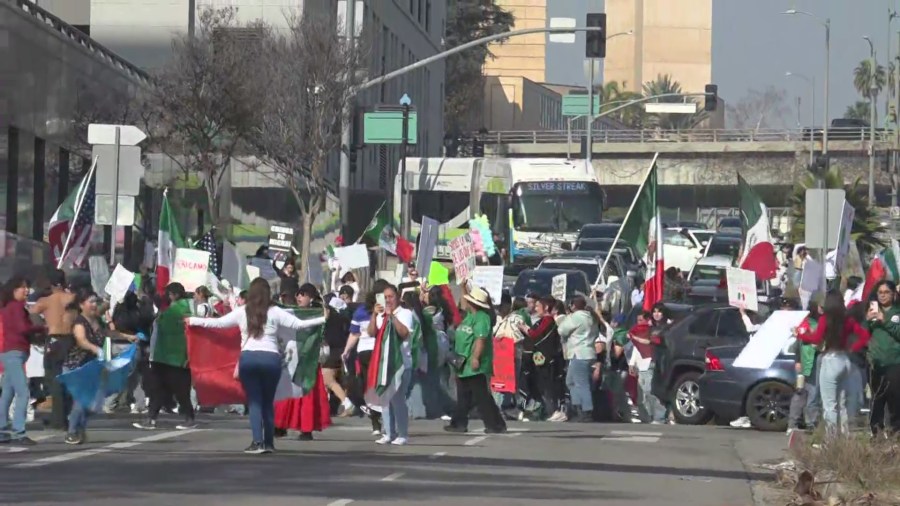 Massive protest against Trump deportations held in Los Angeles