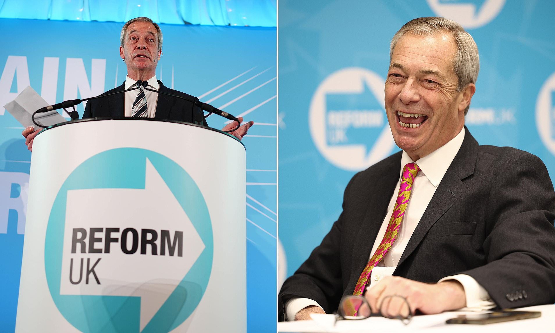 Nigel Farage announces 'biggest ever' rally after Reform UK poll boost