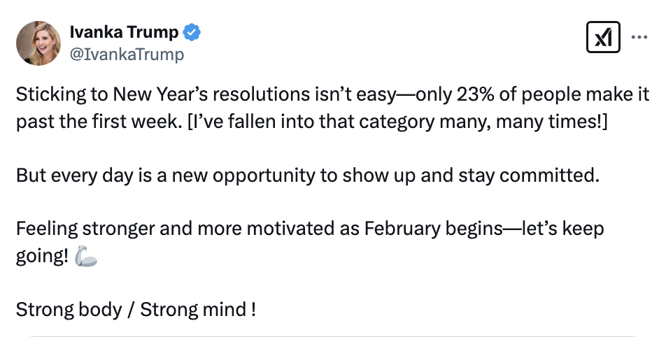 Ivanka Trump shows off toned abs as she hits the gym: ‘Feeling stronger’