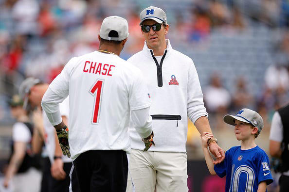 Ja'Marr Chase catches three Pro Bowl touchdown passes from three AFC ... Ja'Marr Chase catches three Pro Bowl touchdown passes from three AFC ...
