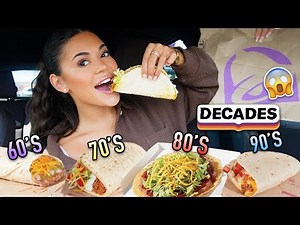 Taco Bell's NEW Decade Menu Taste Test – Popular 60s, 70s, 80s & 90s ...