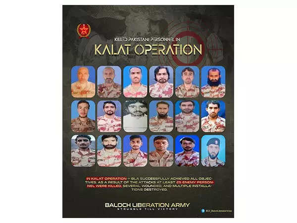 Baloch Liberation Army rejects Pak military's claims, highlights ...