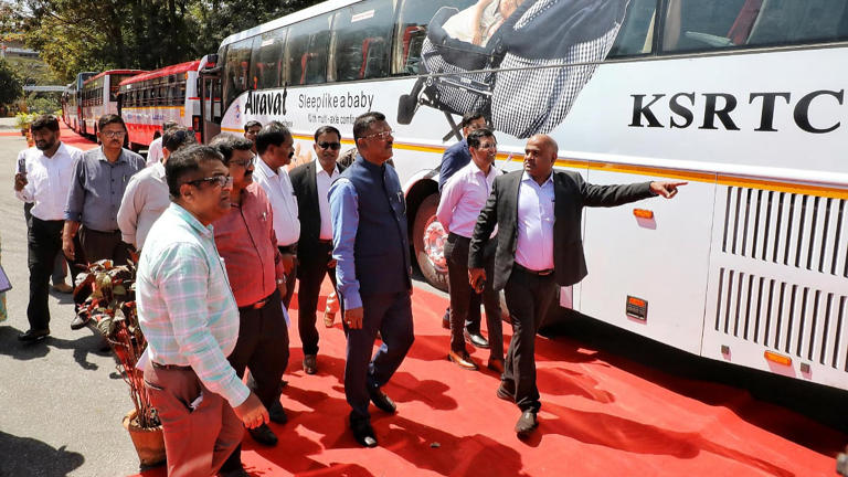 Maharashtra Transport Minister Pratap Sarnaik Reviews KSRTC Best Practices To Improve MSRTC Services