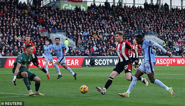 Brentford 0-2 Tottenham: Vitaly Janelt own goal and Pape Matar Sarr ...