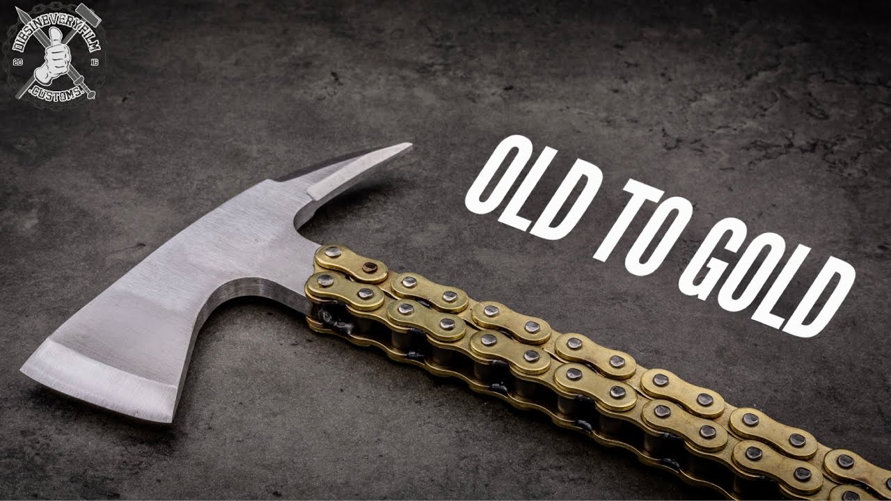 Bike Chain WW2 Fire Rescue Axe - Restoration Upgrade 2.0