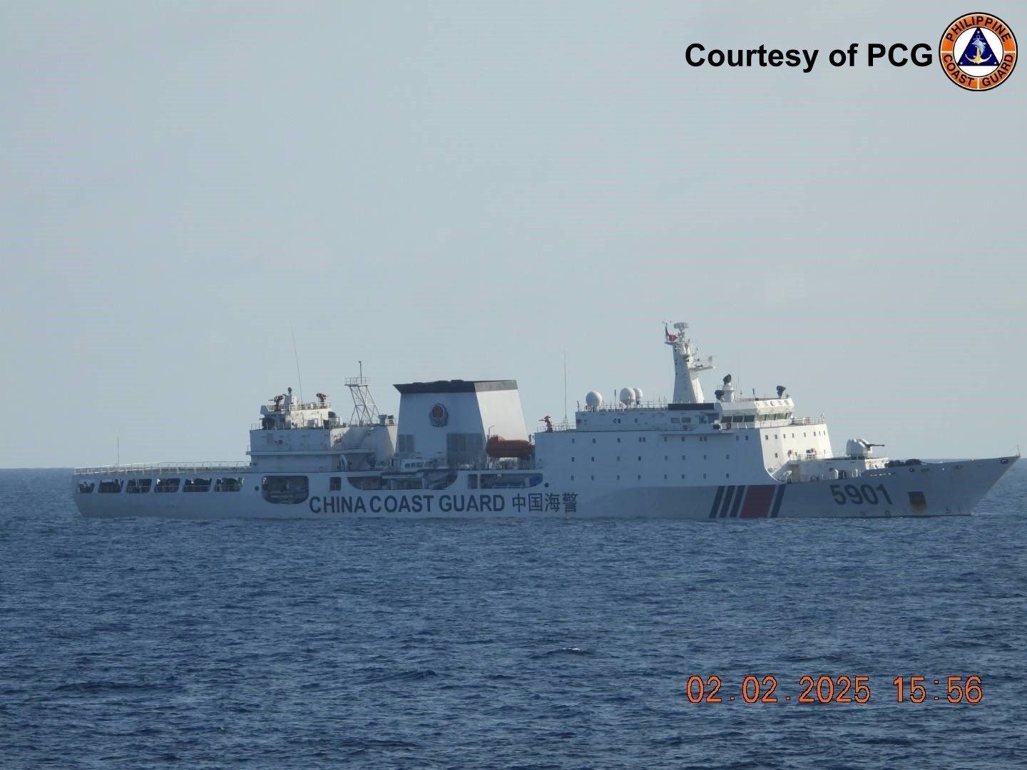 PCG pushes China's 'monster ship' further away from Zambales coast