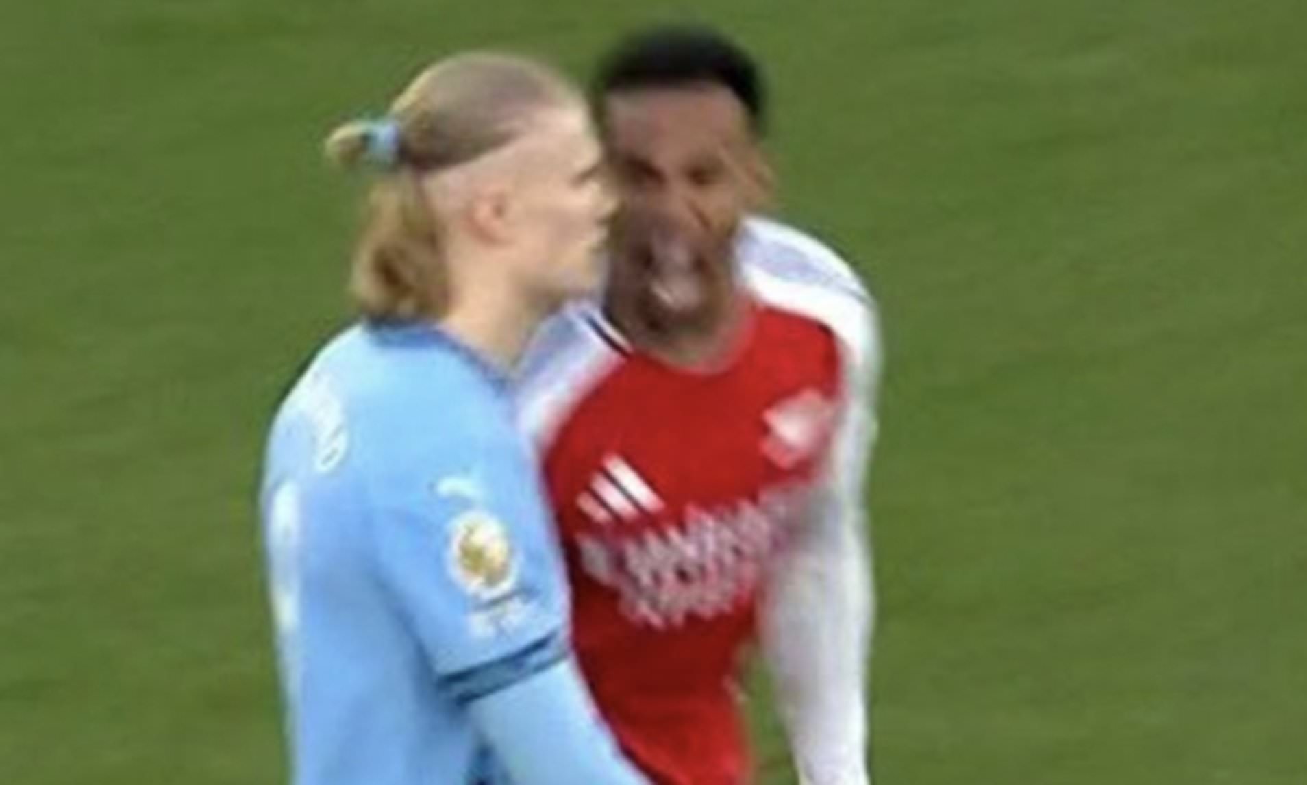 Gabriel laughs in Erling Haaland's face as he refuses to 'stay humble ...