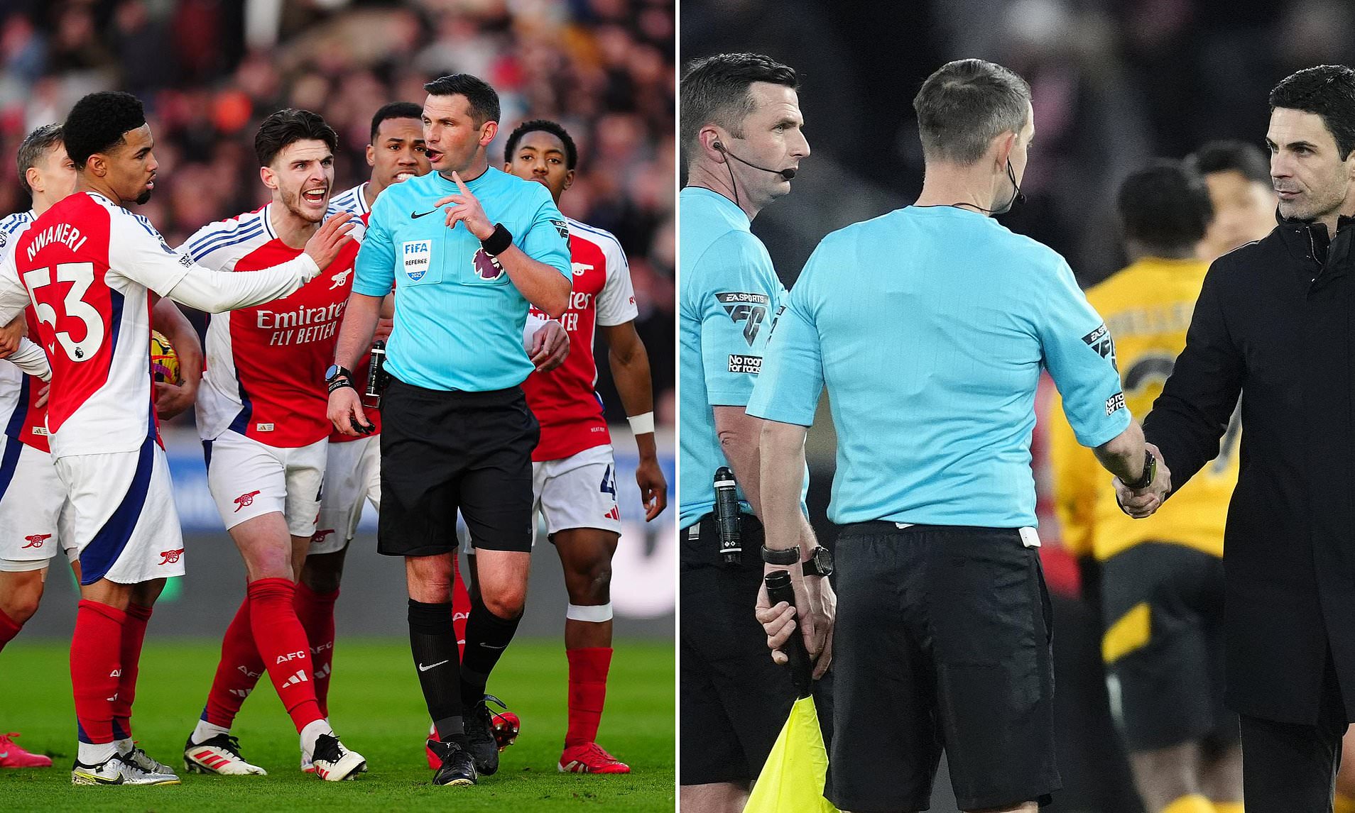 Who is the referee for Arsenal vs Manchester City? A look at the ...