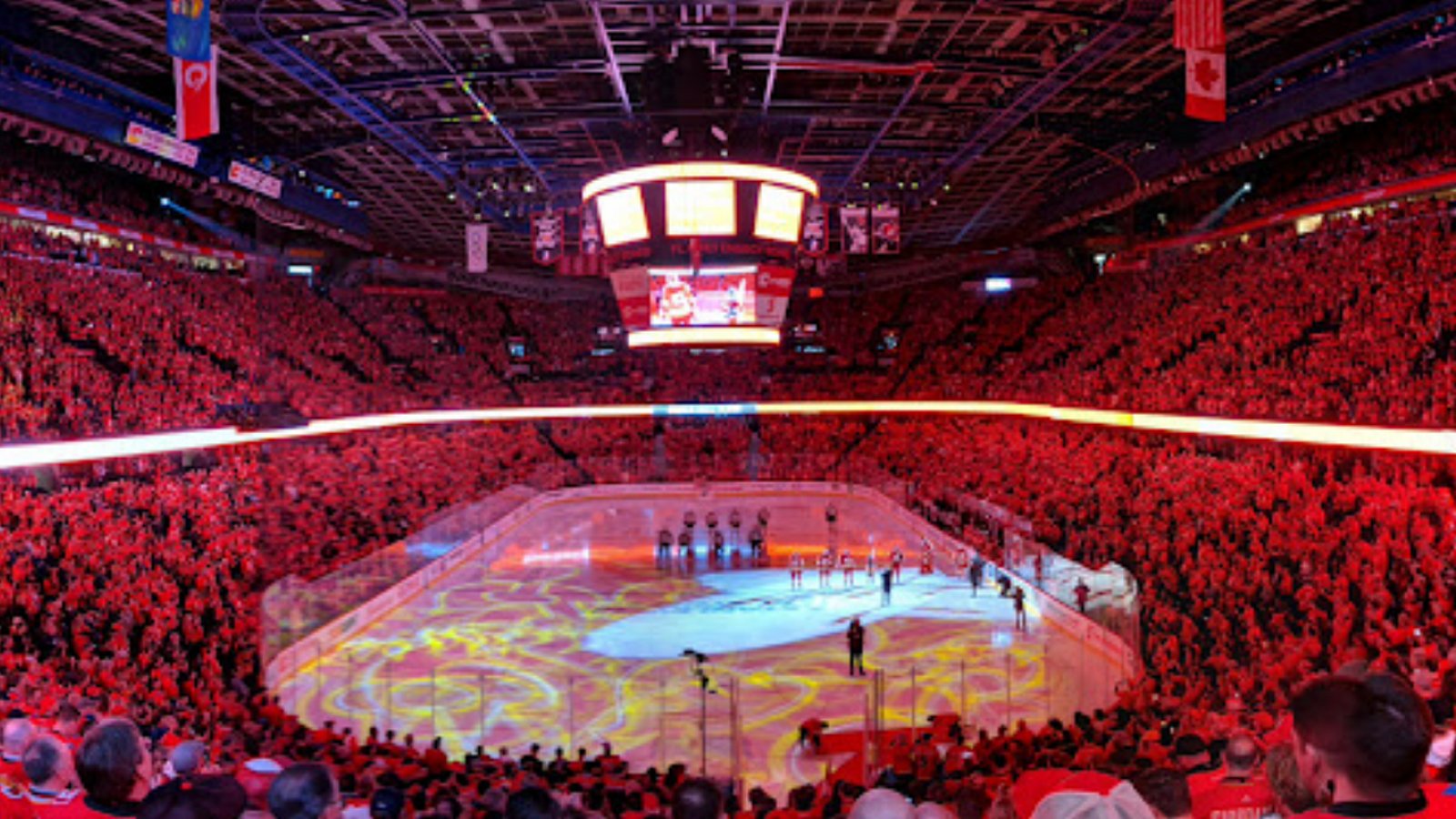Second group of Canadian NHL fans boo American national anthem.