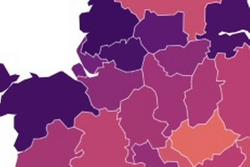 Map shows number of registered sex offenders in your area