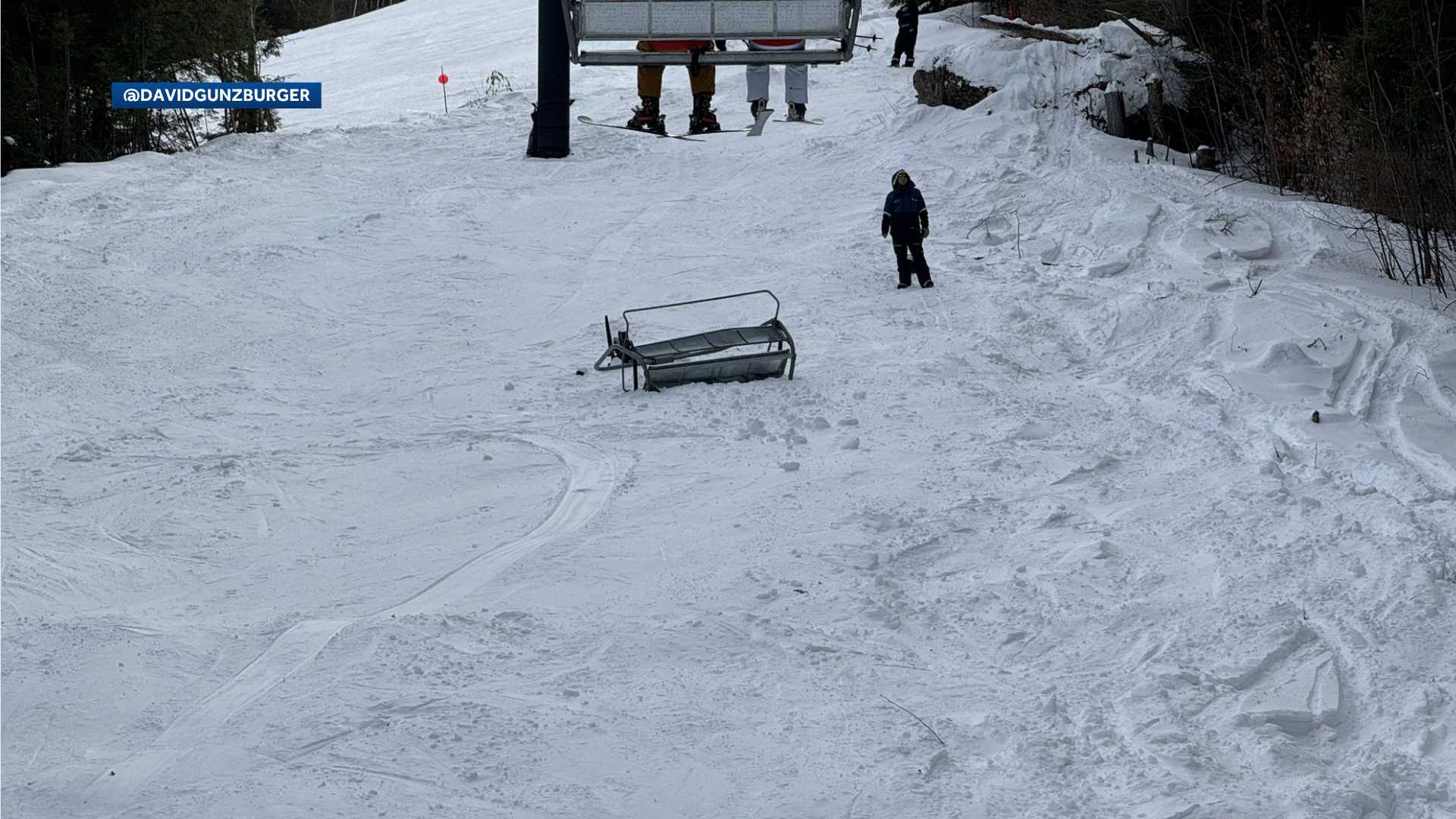 Chair falls off lift at Attitash Mountain in Bartlett, authorities say