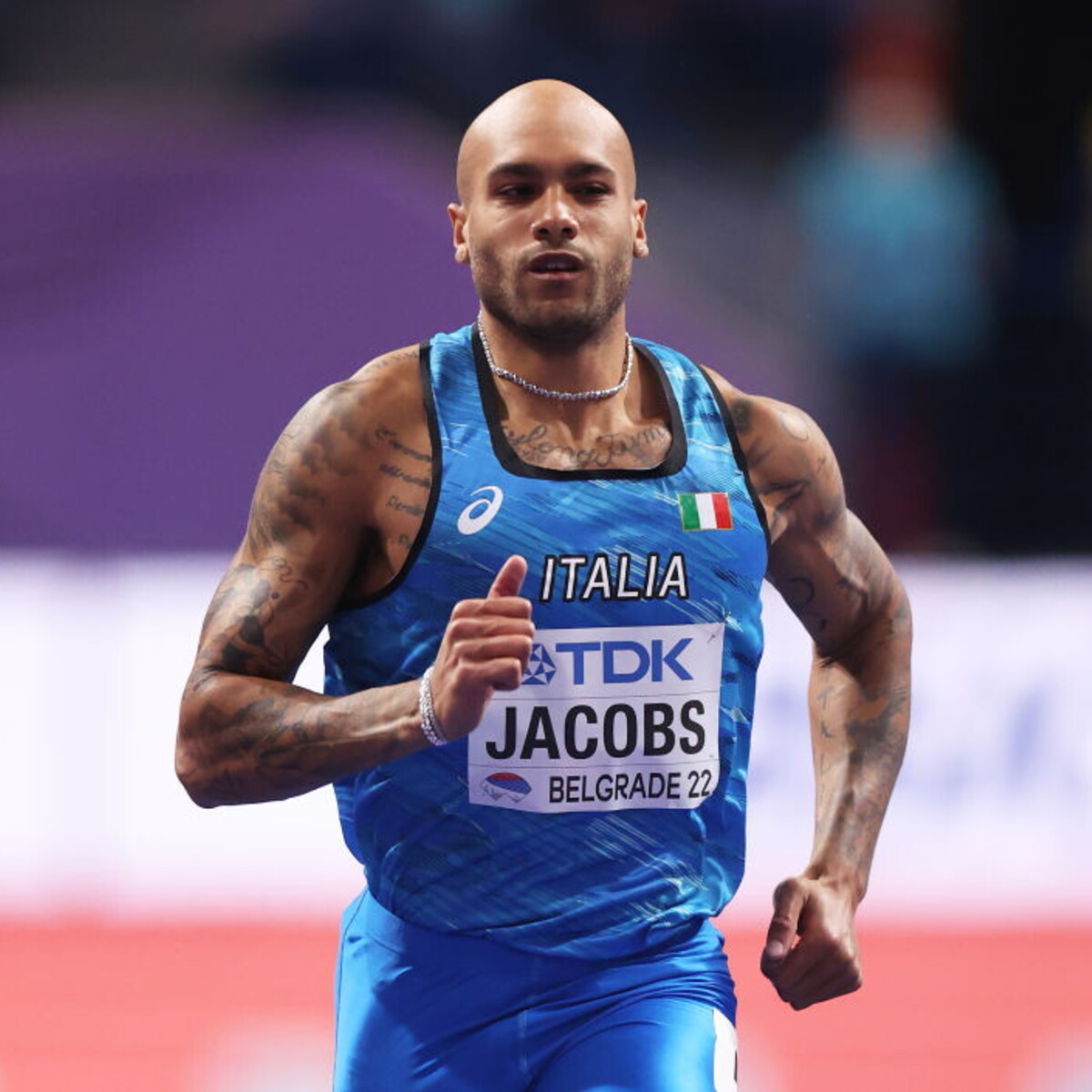 Jacobs quarto nella finale dei 60 di Boston con 6"63
