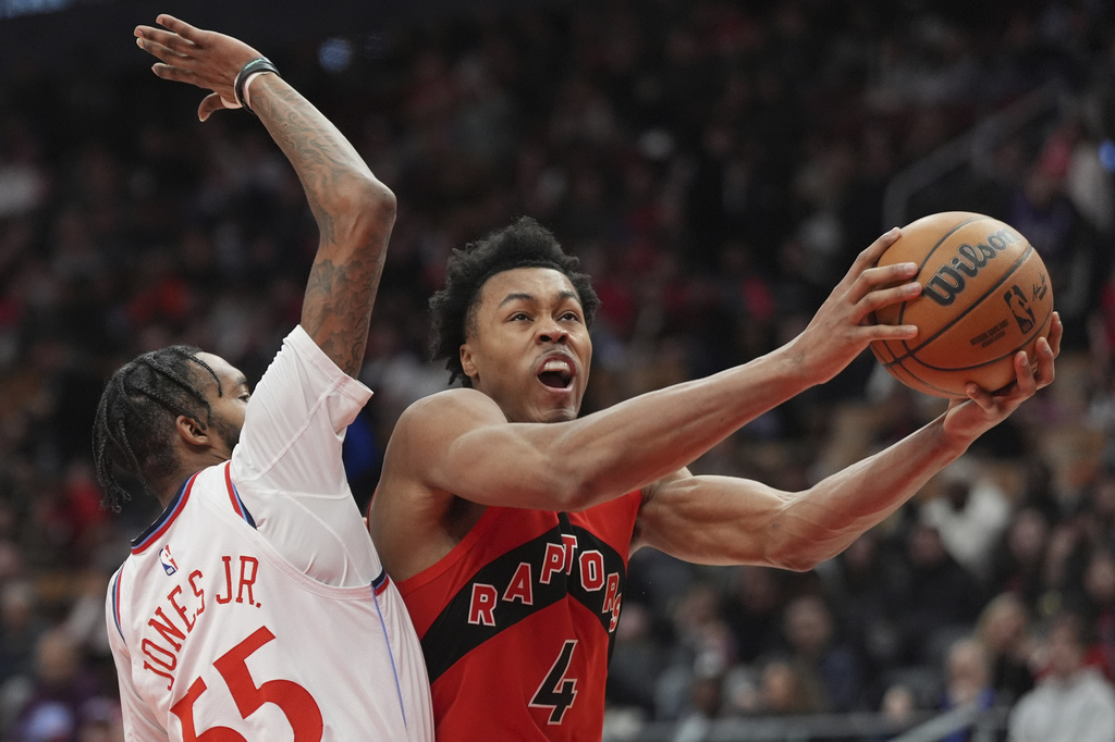 RJ Barrett scores 20 points as Raptors beat Clippers 115-108 for 8th ...