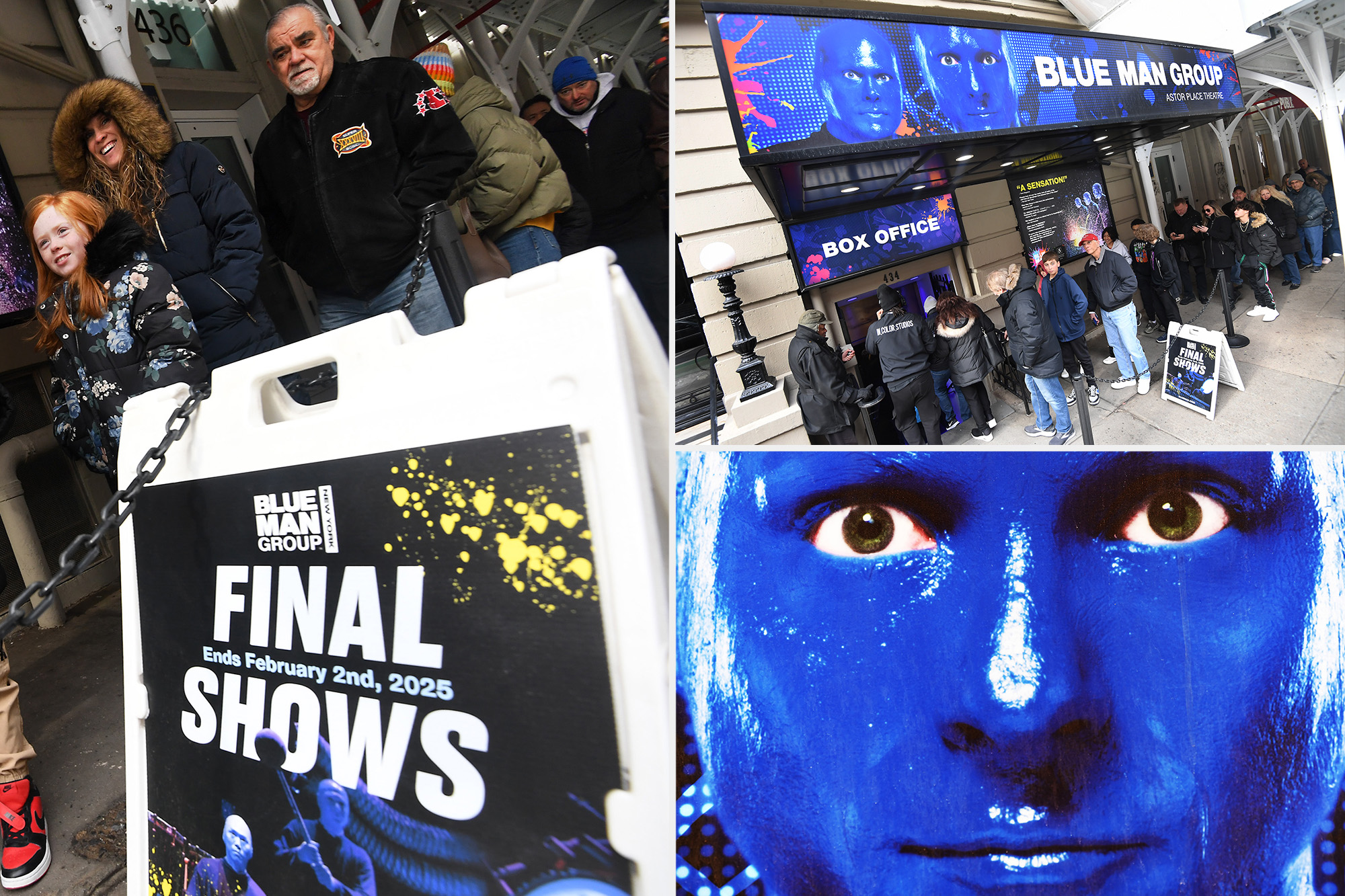 Fans give teary standing ovation during Blue Man Group’s final hometown ...