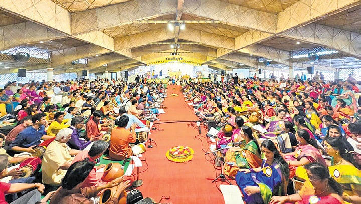 10th Hyderabad Tyagaraja Aradhana Music Festival concludes with grand ...