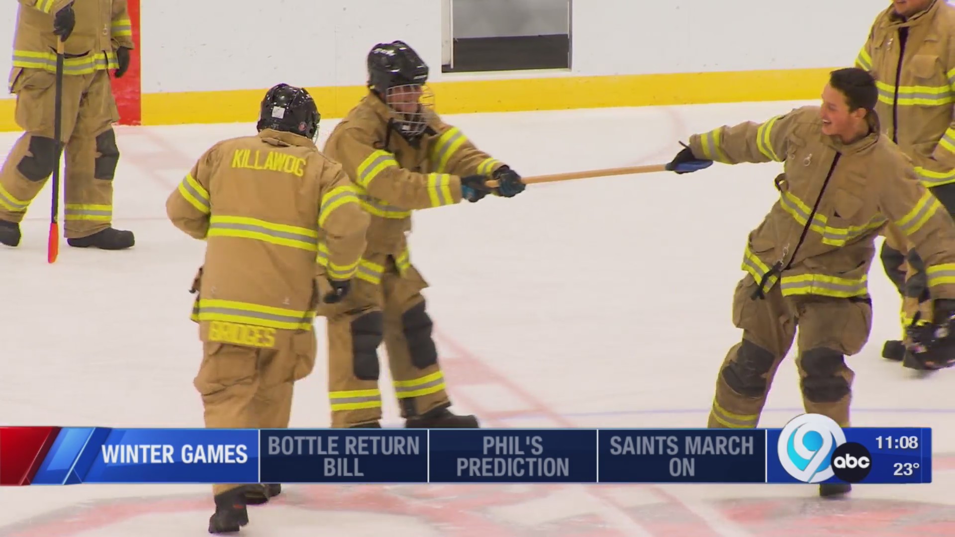 Marathon Fire Department win the 2025 FASNY Winter Games