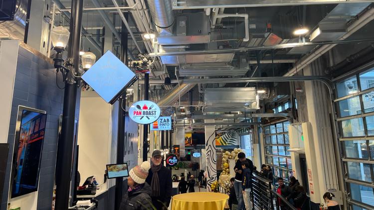 Flock food hall launches in downtown Portland's Ritz-Carlton, blending ...