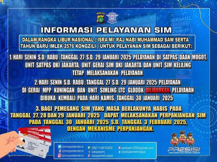 Cepetan Perpanjang SIM Mati Kesempatan Terakhir Hari Ini Cek Syaratnya Cepetan Perpanjang SIM Mati Kesempatan Terakhir Hari Ini Cek Syaratnya