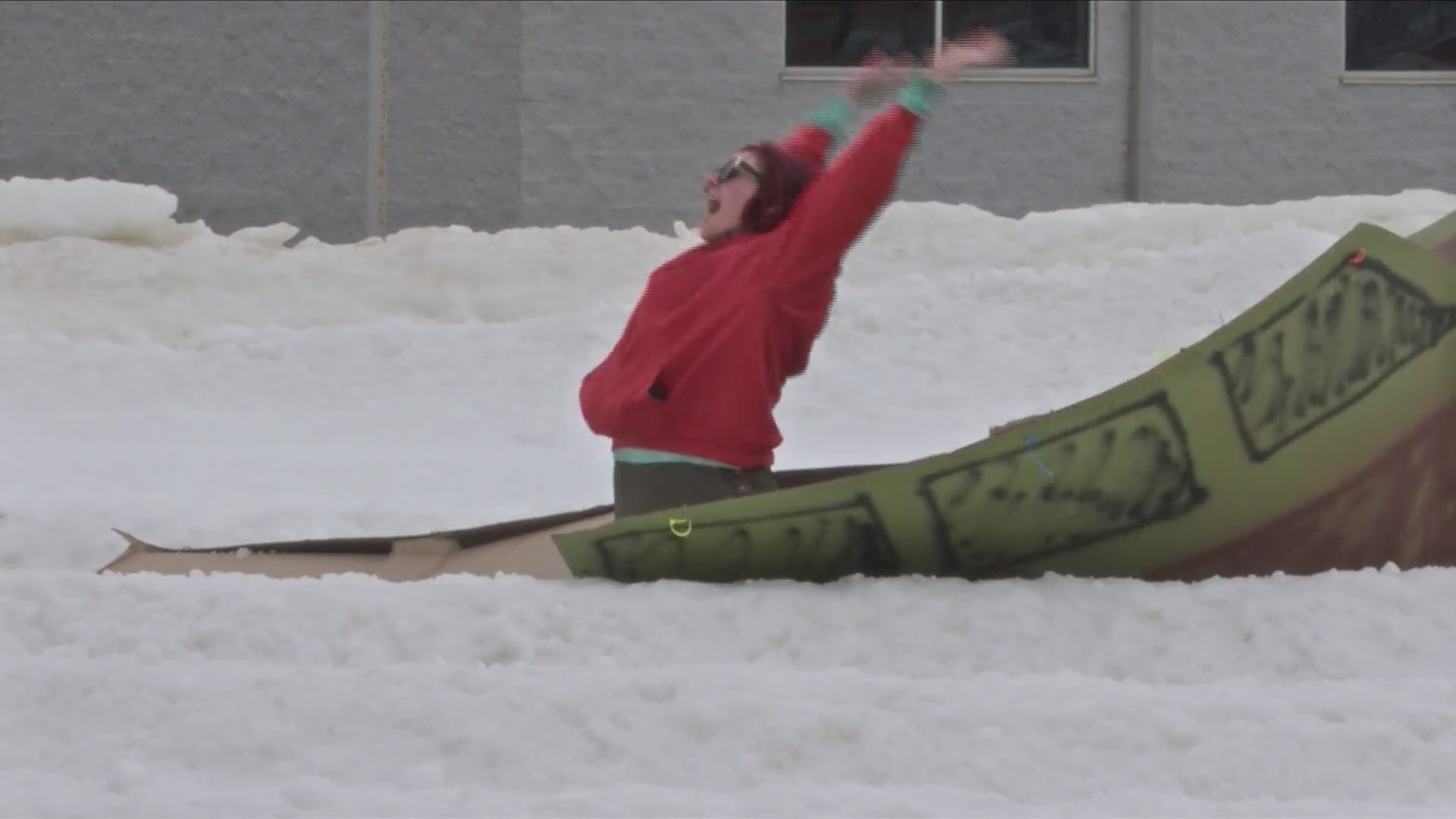 Annual Cardboard Sled Races