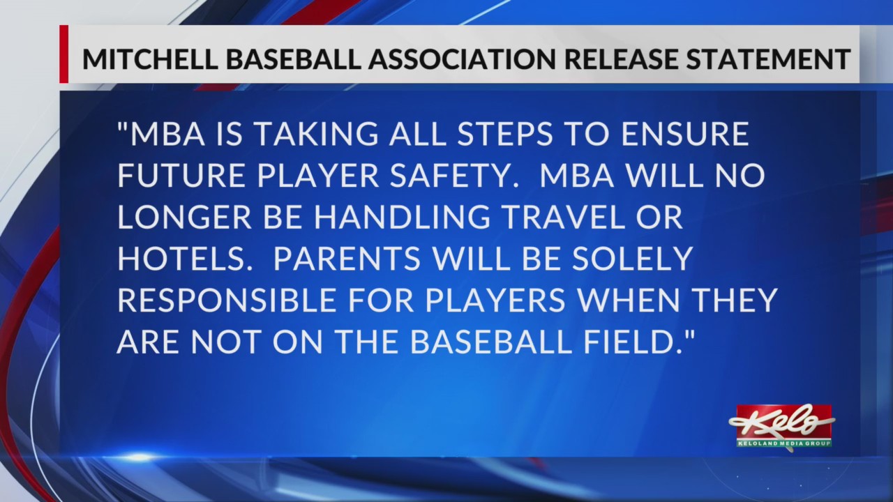 Mitchell Baseball Association releases statement