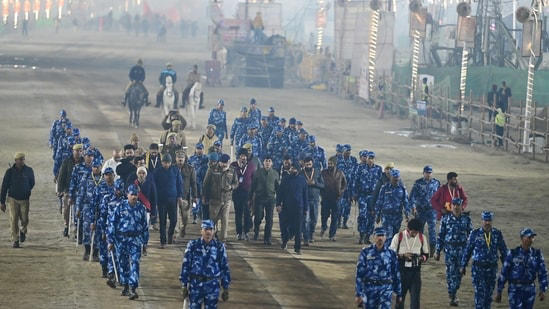 Maha Kumbh: Naga Sadhus take centrestage as akharas lead first Amrit ...