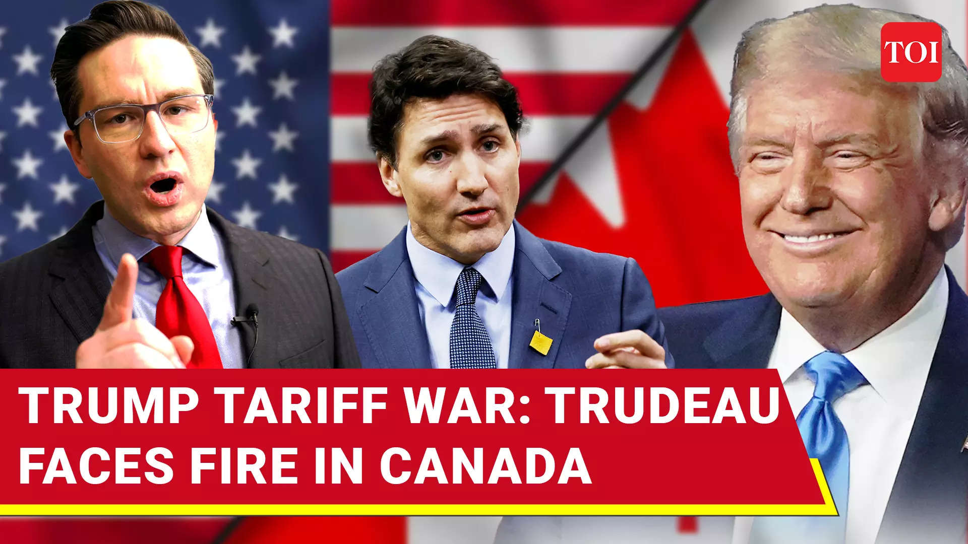 Canada's Poilievre 'Shames' Trudeau As Trump Wages Tariff War | 'Insane ...
