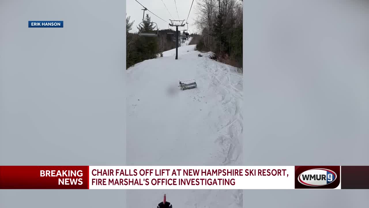 Chair falls off lift at Attitash Mountain in Bartlett, fire marshal's ...