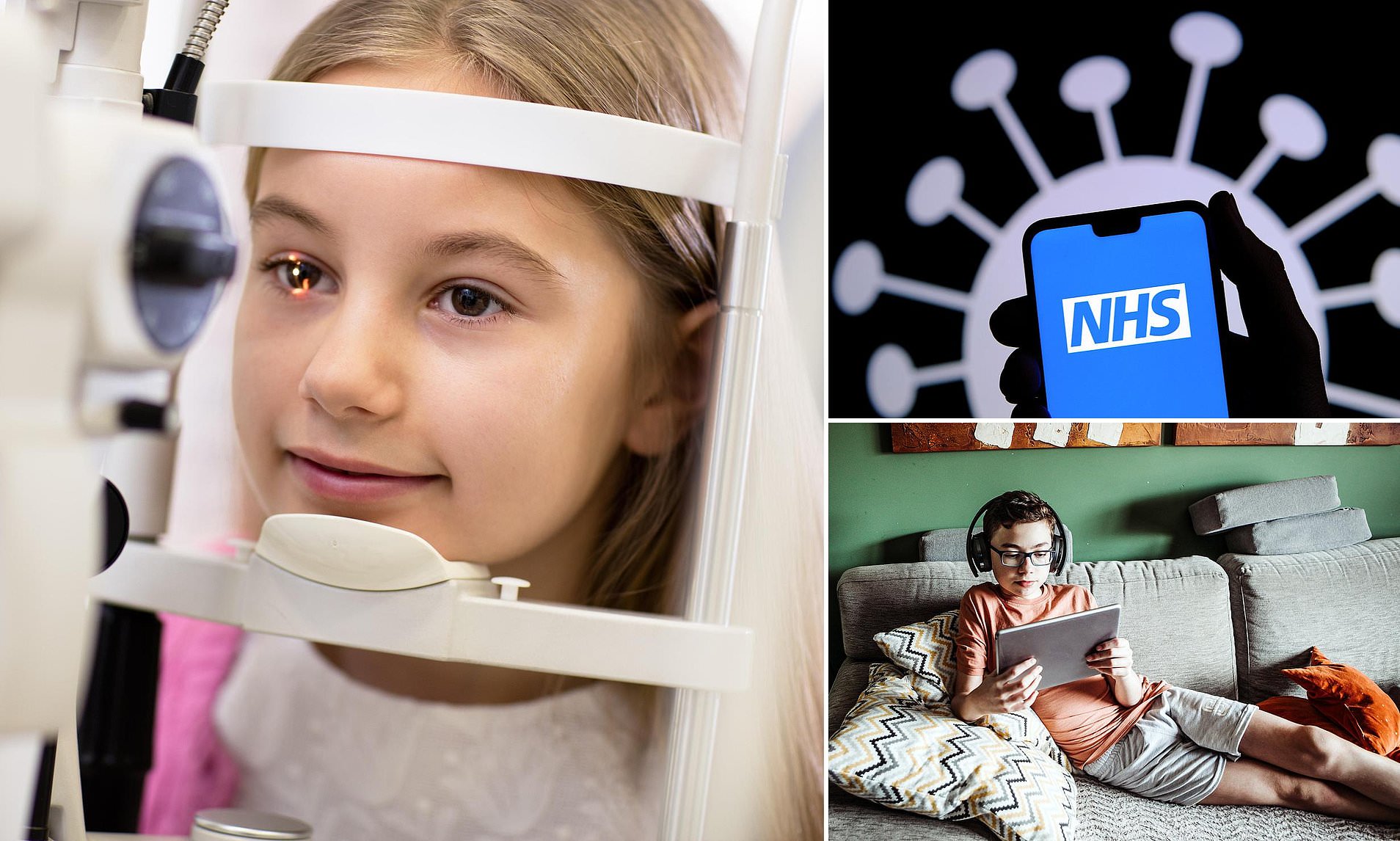 Lockdown may have harmed eyesight of thousands of children