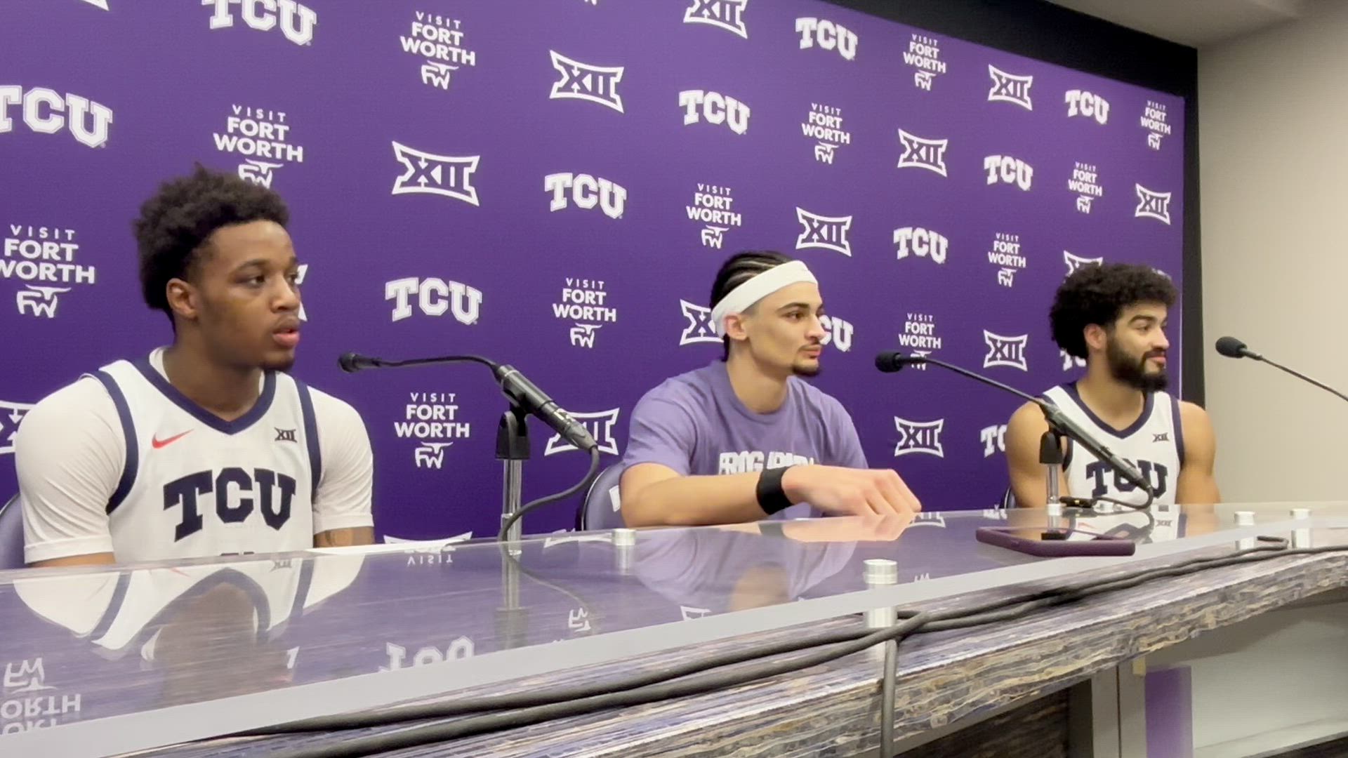 WATCH! Vasean Allette, David Punch and Noah Reynolds Talk TCU Win Over ...