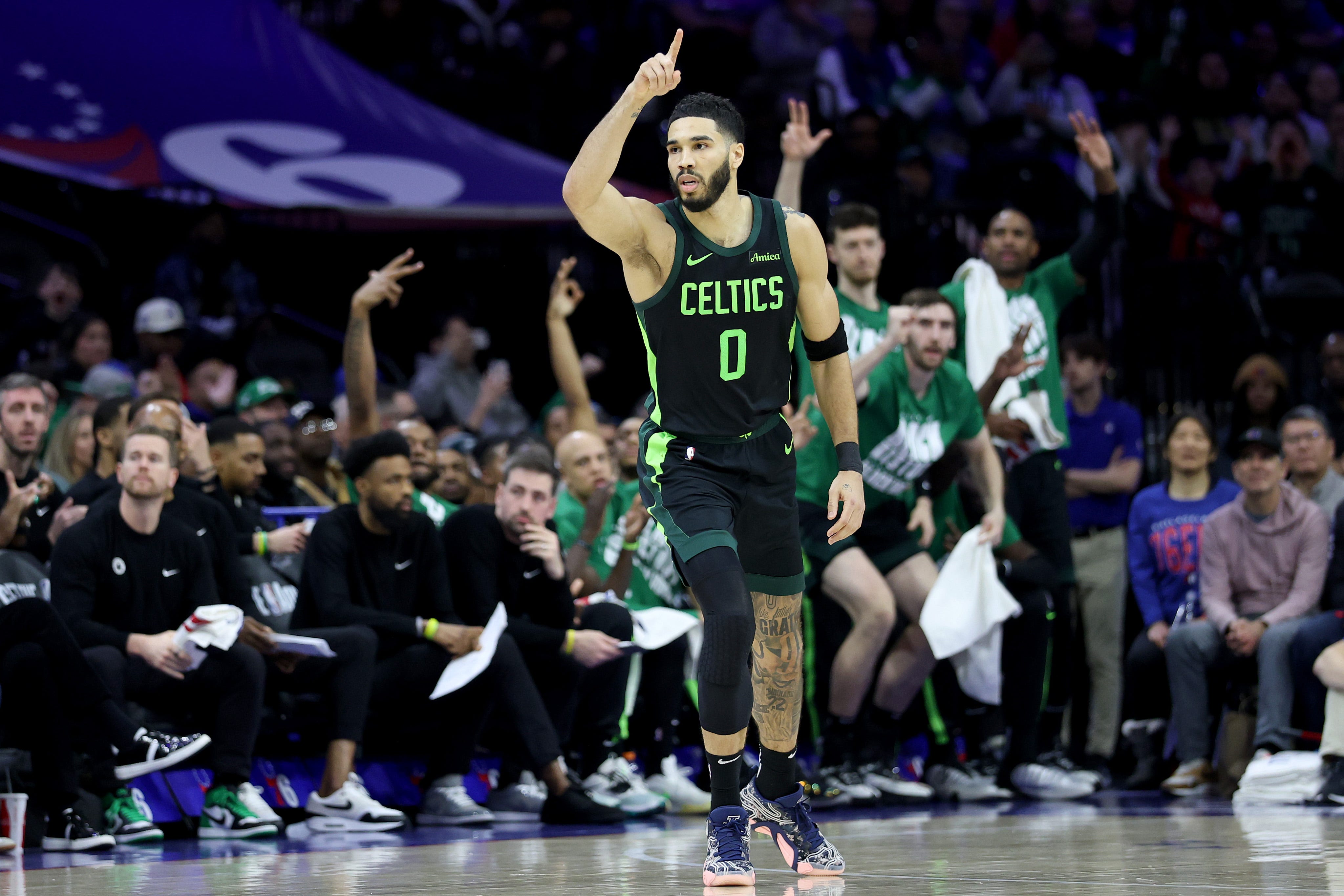 Tatum and the Celtics erase a 26-point deficit, Boston escapes Philly ...