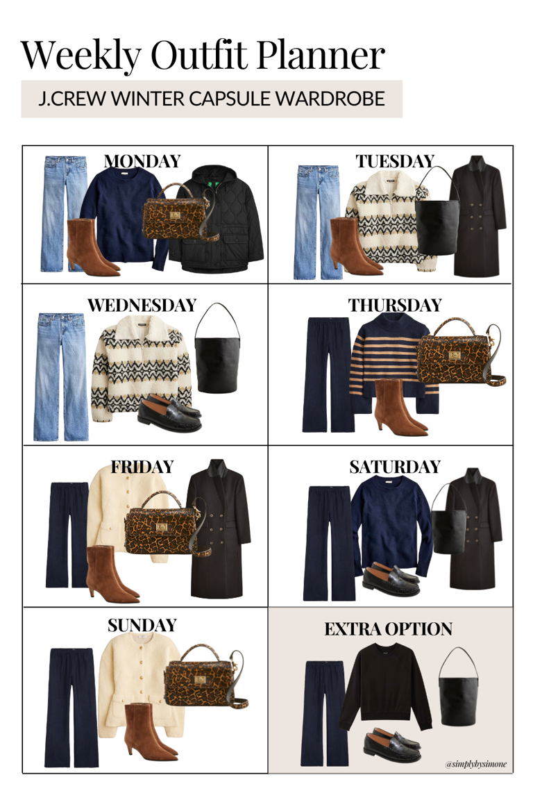 J.Crew Winter Capsule Wardrobe Essentials You'll Live In