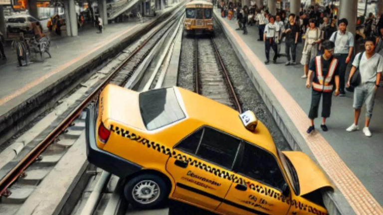 Cabbie drives car onto Karnataka's Tekal railway station, lands on tracks