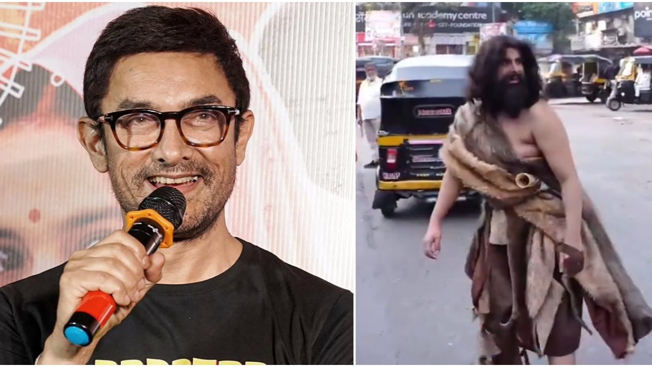 Is that Aamir Khan dressed as caveman in VIRAL VIDEO doing the rounds ...