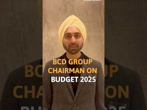 Budget2025 Angad Bedi Chairman MD BCD Group on incometax and realestate ...