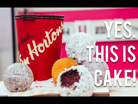 How To Make A TIM HORTONS CUP AND TIMBITS...OUT OF CAKE - Oh... CANADA!