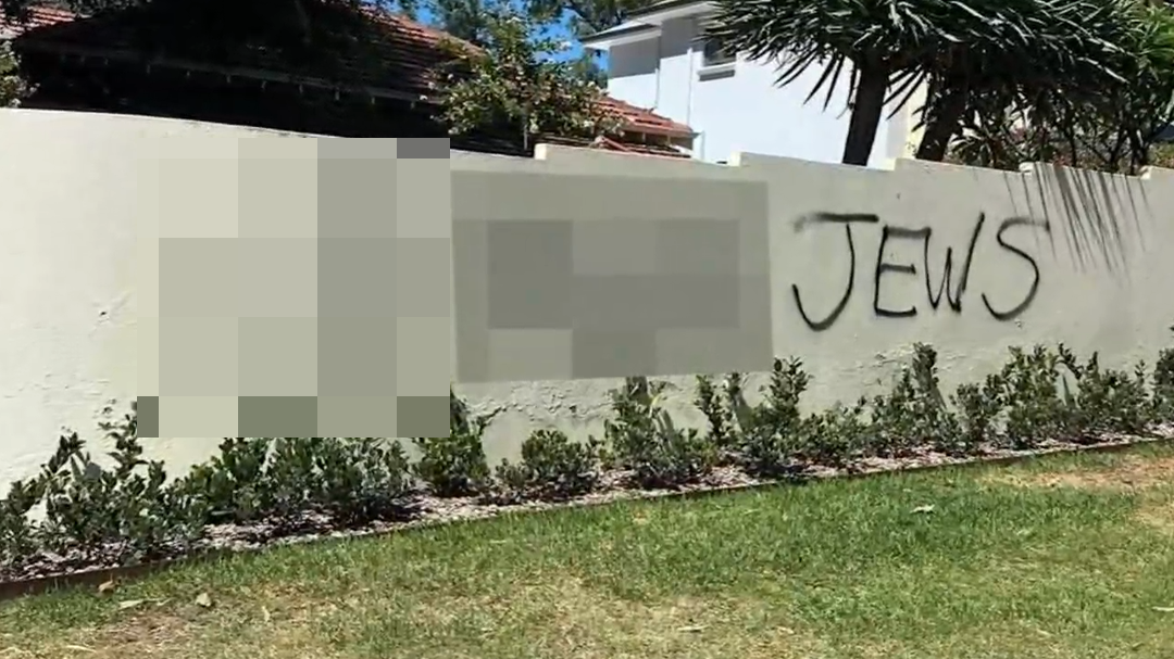 'Hitler was correct': Phone messages allegedly found after graffiti charge