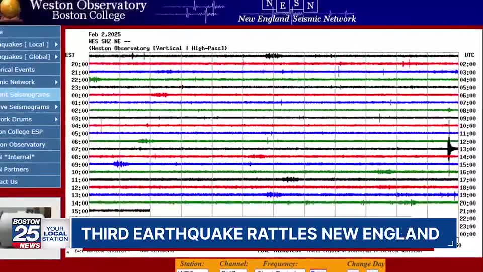 Did you feel it? 3rd earthquake this week detected off coast of New England