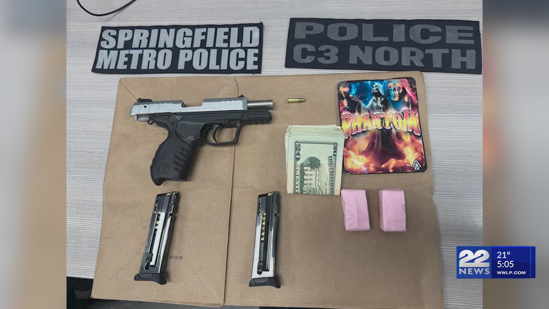 Springfield man arrested on 10 charges, including heroin possession