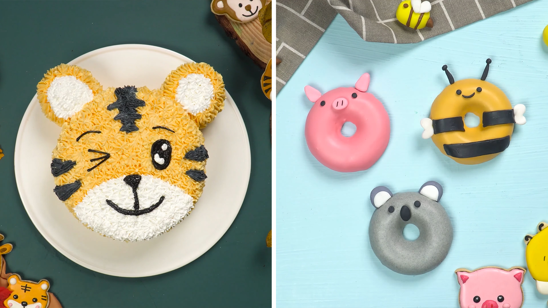 Cute Tiger Cake & Donut Design | Fun Cake Decorating Ideas | Spirit of Cake