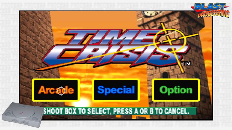 Time Crisis PlayStation 1 4K via DuckStation Emulator