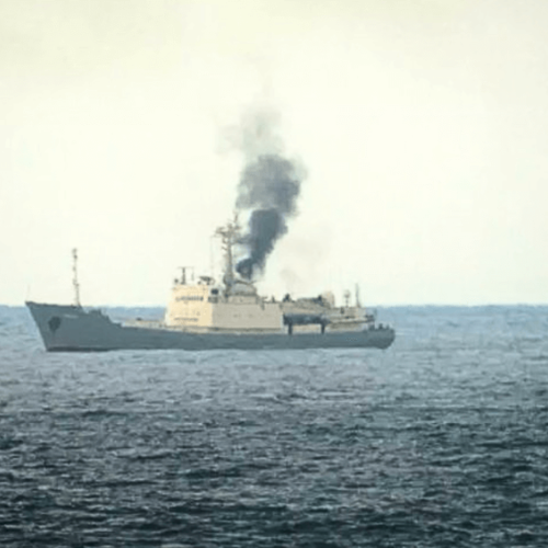 Russian Spy Ship Fire Highlights Deteriorating State of Mediterranean ...