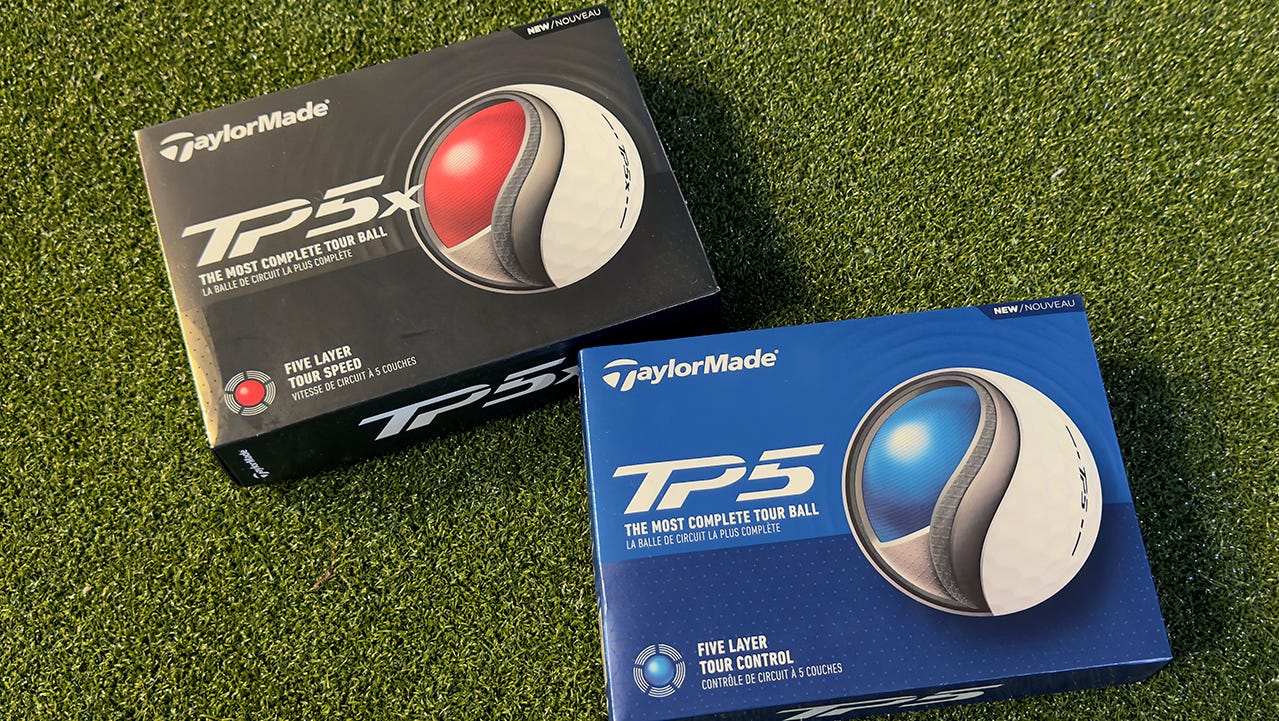 TaylorMade TP5, TP5x golf balls