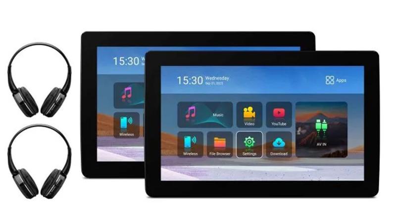 Un kit d’écrans appuie-tête sous Android chez Xtrons