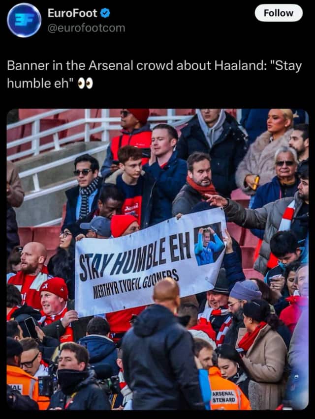Arsenal maul Man City: 6 'Stay Humble' memes trolling Haaland