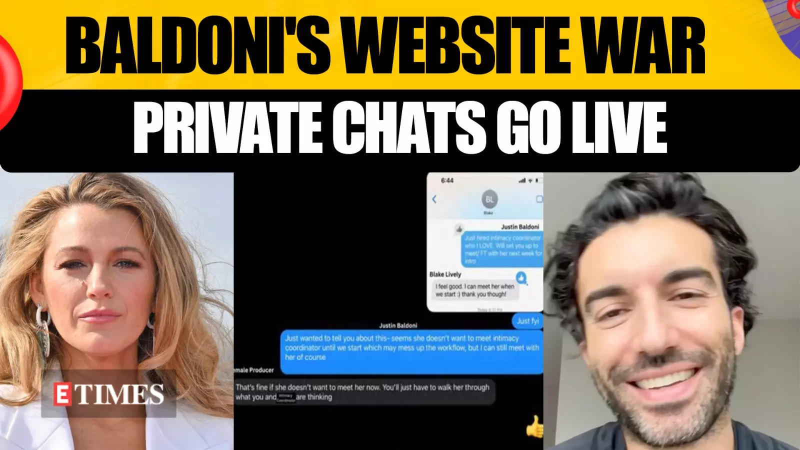 Baldoni Hits Back at Lively: Website Exposes Emails & Texts to Disprove Claims?