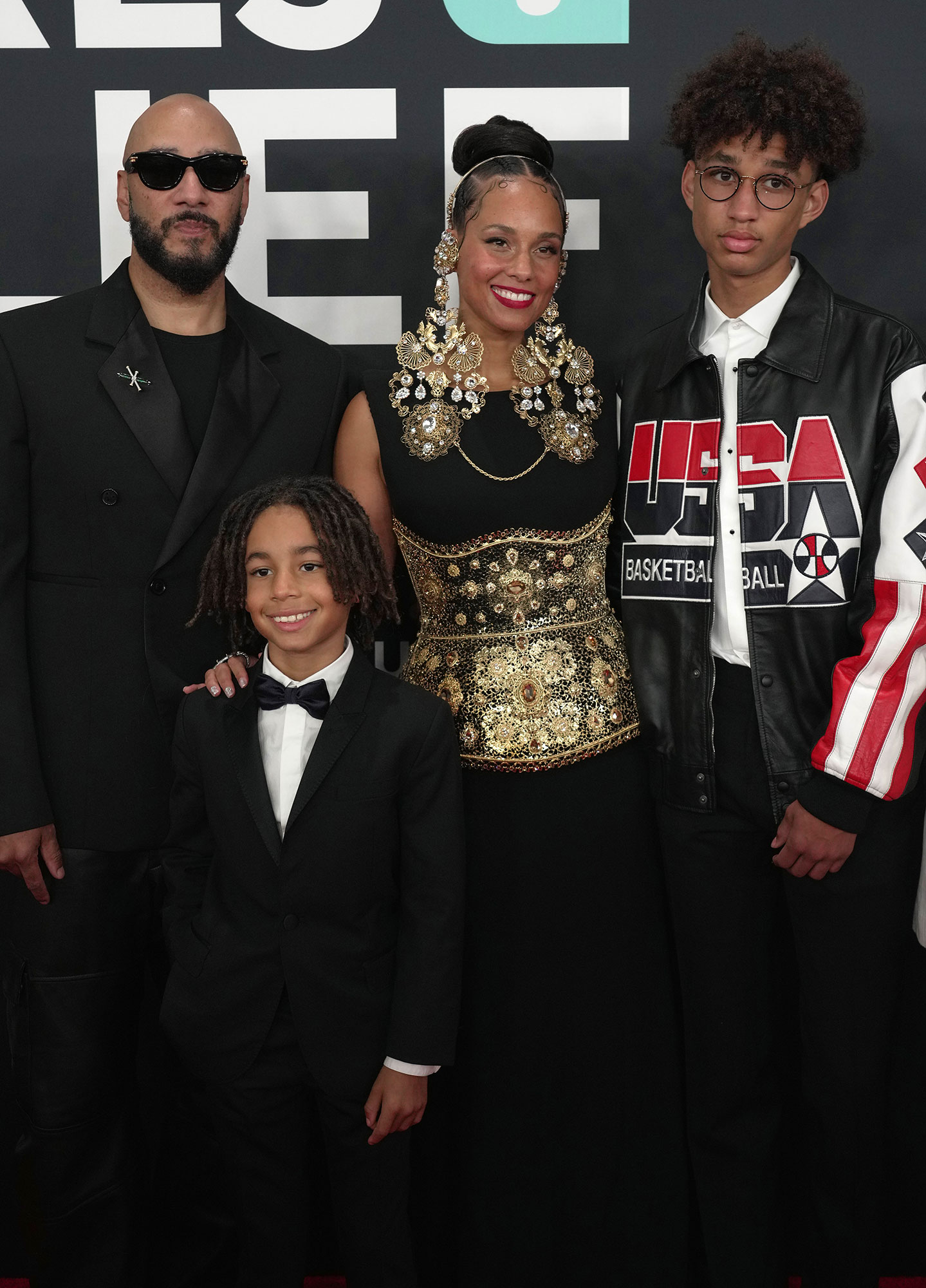 Alicia Keys and Swizz Beatz Bring Their 2 Kids to the 2025 Grammys